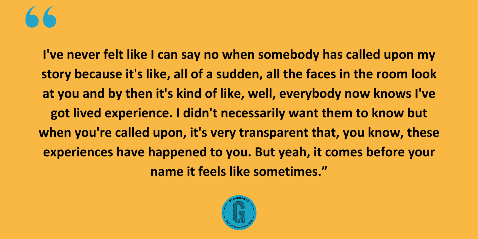 Exploring lived experience roles and stigma in the homelessness sector ...